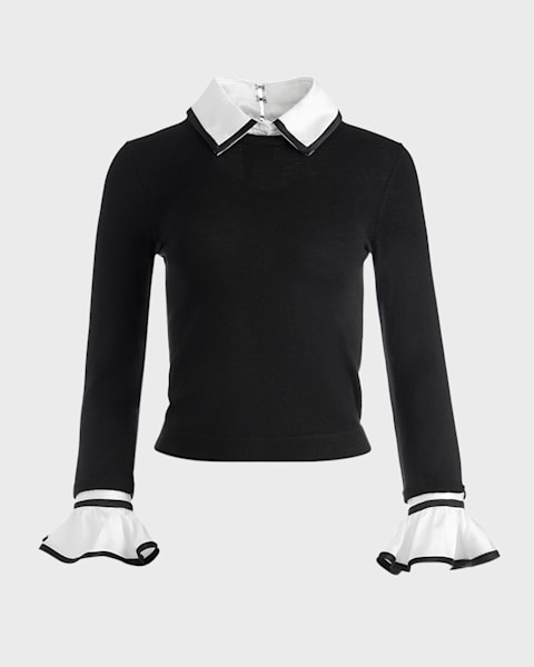 Alice + Olivia Gleeson Fuzzy Cloud Pullover | Neiman Marcus