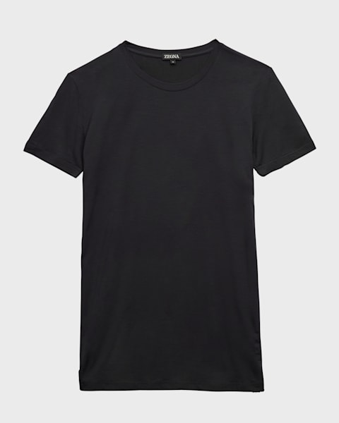Frescobol Carioca Men's Lucio Cotton and Linen Crewneck T-Shirt ...