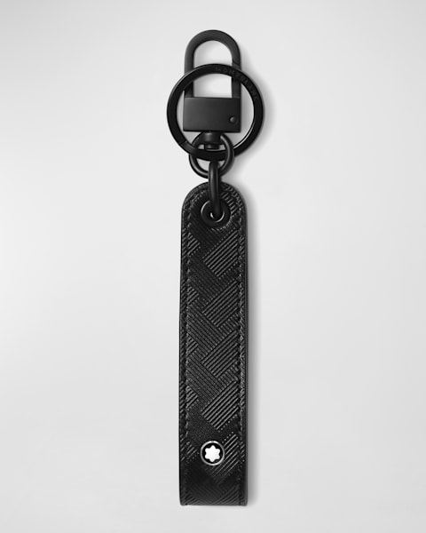 Montblanc Men's Sartorial Leather Key Fob | Neiman Marcus