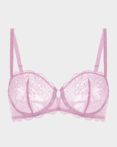 Simone Perele Saga Sheer Plunge Bra | Neiman Marcus