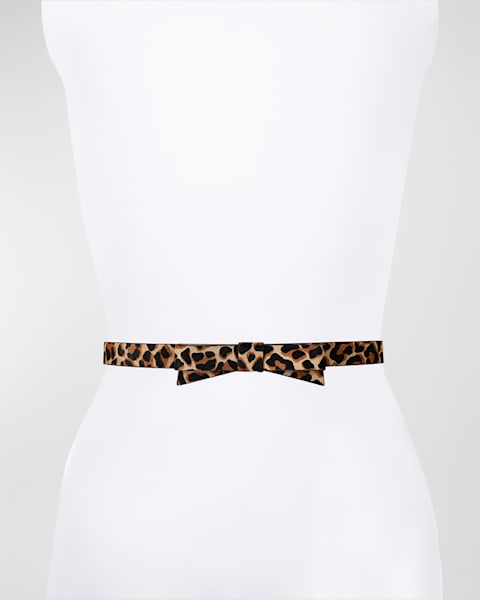Michael Kors Karli Calf Hair Belt | Neiman Marcus