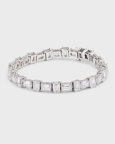 Neiman Marcus Lab Grown Diamonds 18k Yellow Gold Diamond Tennis ...