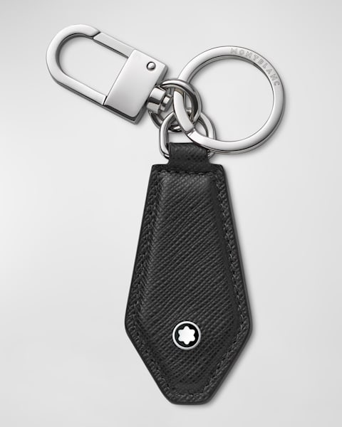 Montblanc Men's Sartorial Leather Loop Key Fob | Neiman Marcus