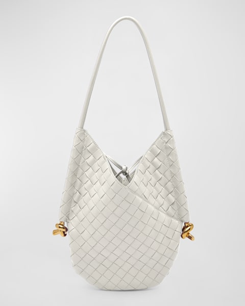 Bottega Veneta Solstice Small Python Shoulder Bag | Neiman Marcus
