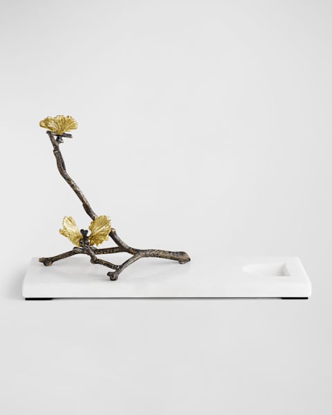Michael Aram Gold Orchid Wine Coaster | Neiman Marcus