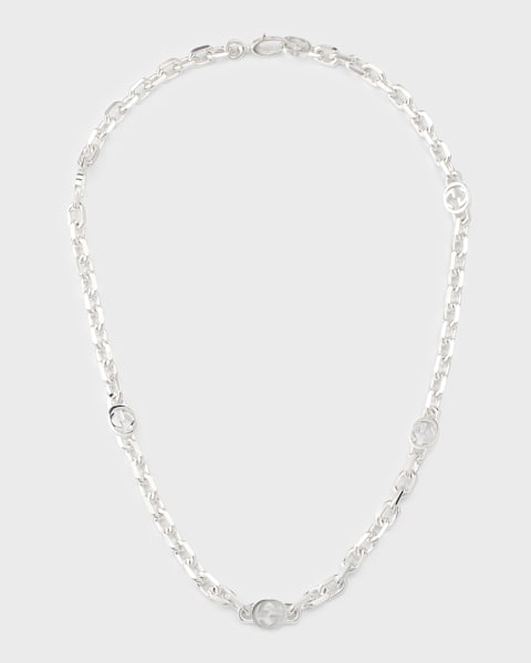 LAGOS Men's Sterling Silver Logo-Link Ball Chain Necklace, 2.5mm, 20in ...