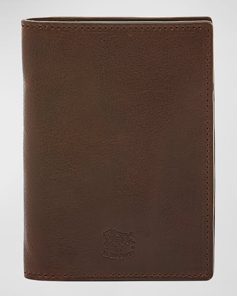 Il Bisonte Men's Vintage Leather Wallet | Neiman Marcus