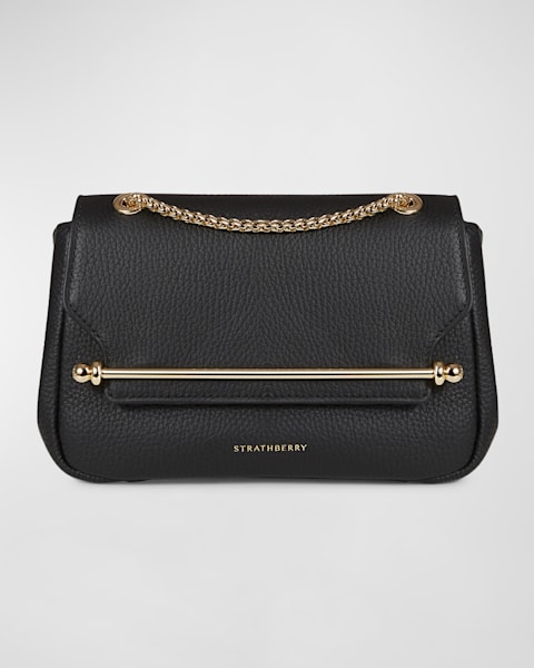STRATHBERRY Crescent Mini Leather Shoulder Bag | Neiman Marcus