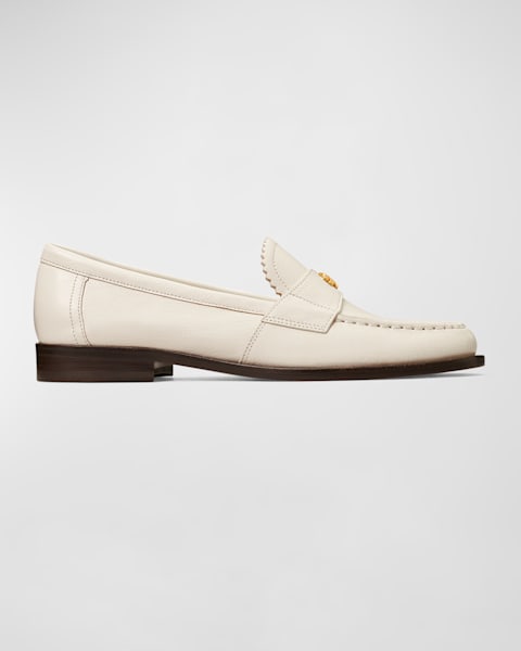 Tory Burch Perri Tortoise Patent Classic Loafers | Neiman Marcus