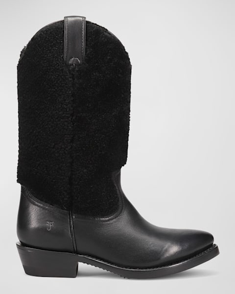 Frye Billy Daisy Leather Tall Western Boots | Neiman Marcus