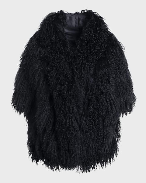 Loro Piana Cashmere Fringe-Trim Opera Stole | Neiman Marcus