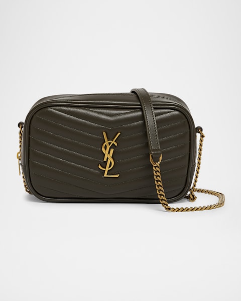 Saint Laurent Lou Medium YSL Camera Bag with Pocket in Quilted Leather ...