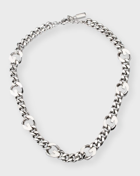 Versace Men's Greca Link Chain Necklace, 17"L | Neiman Marcus
