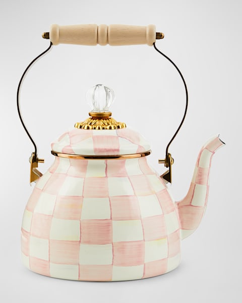 MacKenzie-Childs Blue Wildflowers Medium Enamel Canister | Neiman Marcus