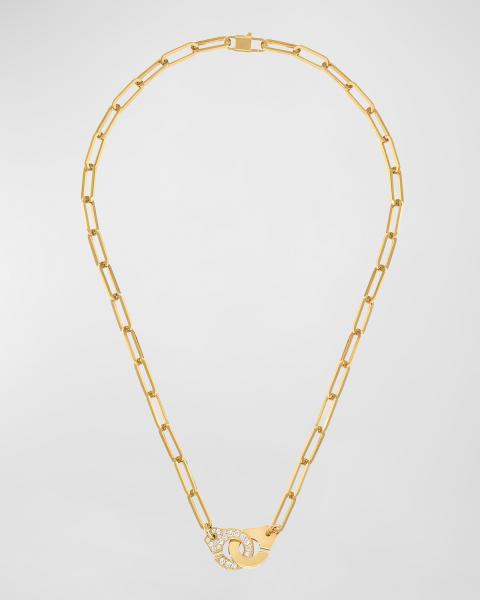 DINH VAN Yellow Gold Menottes R10 Medium Chain Necklace | Neiman Marcus