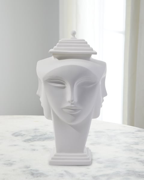Jonathan Adler Mustique Scalloped Urn | Neiman Marcus