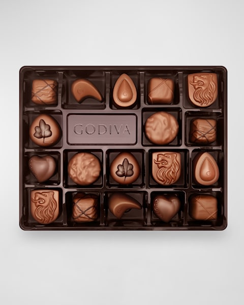 Godiva Chocolatier Chocolatier Nuts & Caramel Chocolate Gift Box, 18 ...