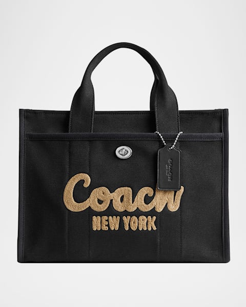 Coach Cargo Denim Box Tote Bag | Neiman Marcus