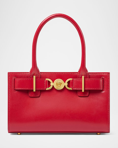 Versace Medusa 95 Small Leather Top-Handle Bag | Neiman Marcus