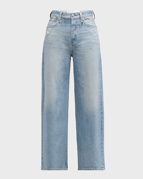Rag & Bone Featherweight Sofie High-Rise Wide Jeans | Neiman Marcus