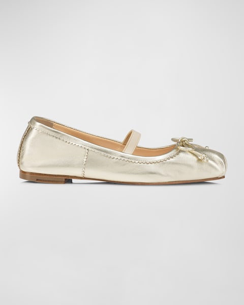 Burberry Girl's Sam Leather Fisherman Sandals, Toddler/Kids | Neiman Marcus