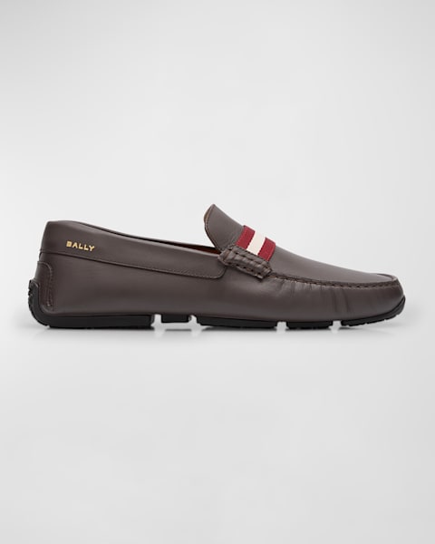 Bally Men's Windsor Suede Penny Loafers | Neiman Marcus