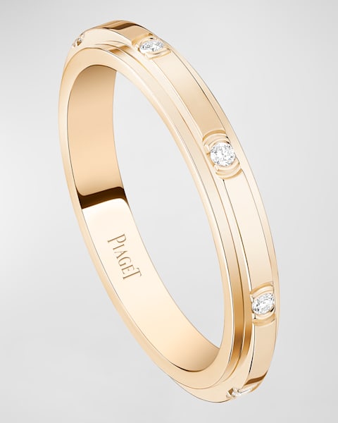 PIAGET Possession 18K Rose Gold Ruby Band Ring | Neiman Marcus
