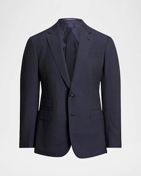 Ralph Lauren Purple Label Men's Kent Hand-Tailored Pinstripe Wool Suit ...