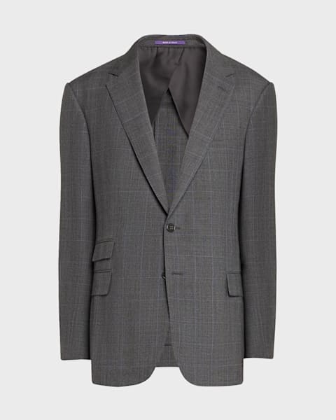 Ralph Lauren Purple Label Men's Kent Hand-Tailored Pinstripe Wool Suit ...