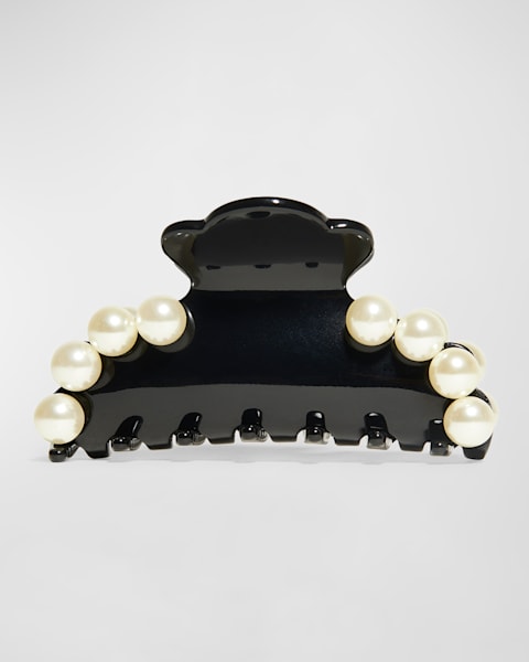 Lele Sadoughi Simone Terry Cloth Claw Clip | Neiman Marcus