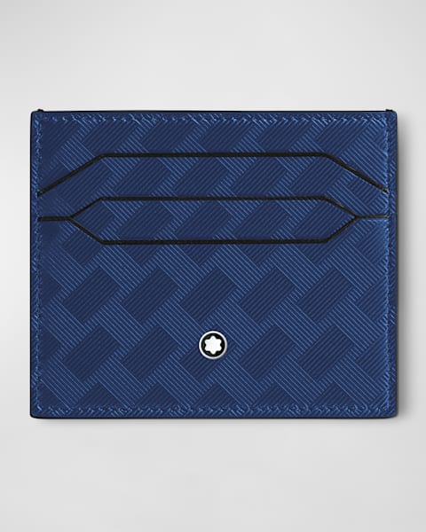 Montblanc Men's Sartorial Saffiano Leather Card Holder | Neiman Marcus