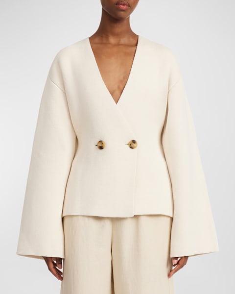 Machine Washable Cashmere Crewneck Pullover | Neiman Marcus