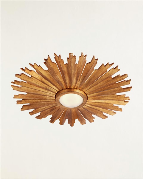 Visual Comfort Signature Agnes 15" Flush Mount By AERIN | Neiman Marcus