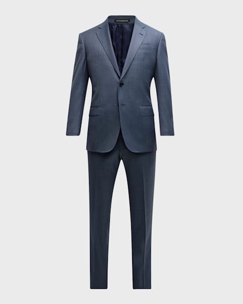 Brunello Cucinelli Men's Solid Linen Suit | Neiman Marcus