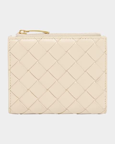 Bottega Veneta Small Bifold Denim Wallet | Neiman Marcus