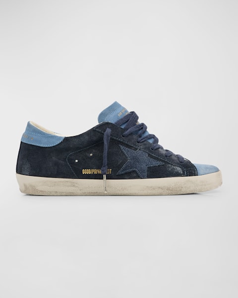 Golden Goose Super Star Jacquard Low-Top Sneakers | Neiman Marcus