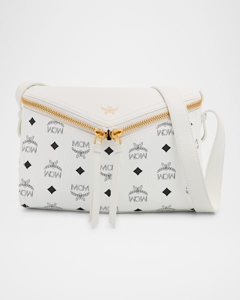 MCM Aren Small Visetos Shoulder Bag | Neiman Marcus