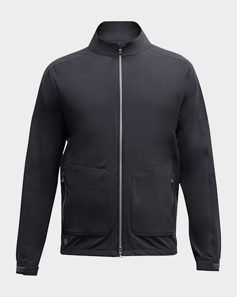 Peter Millar Men's Discovery Hooded Field Jacket | Neiman Marcus