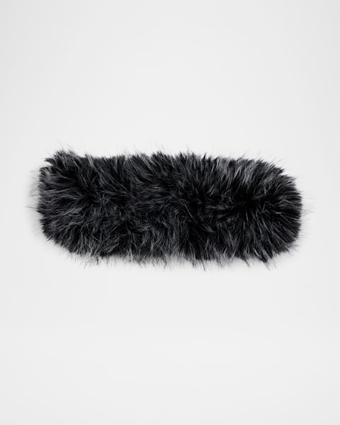 Surell Accessories Eyelash Faux Fur Bucket Hat | Neiman Marcus