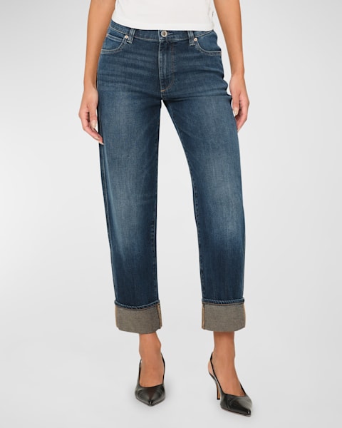 DL1961 Desi Boot High Rise Vintage Jeans | Neiman Marcus