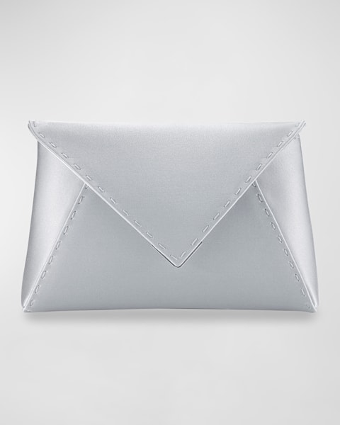 Tyler Ellis Signature Lee Small Velvet Clutch | Neiman Marcus