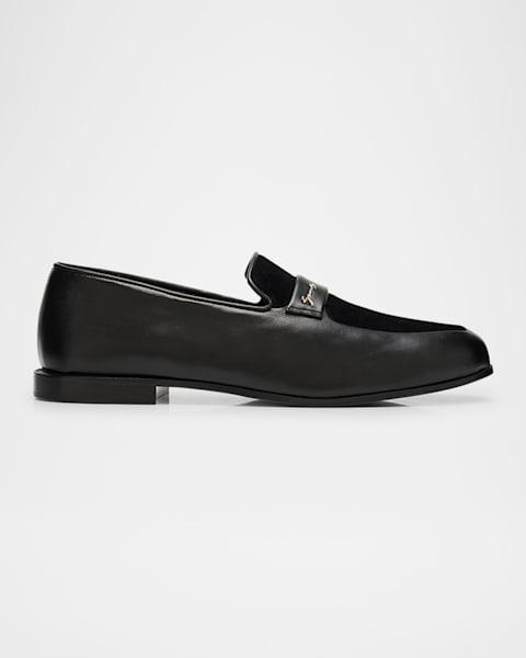 Givenchy Men's Terra Tonal 4G Chunky Leather Loafers | Neiman Marcus