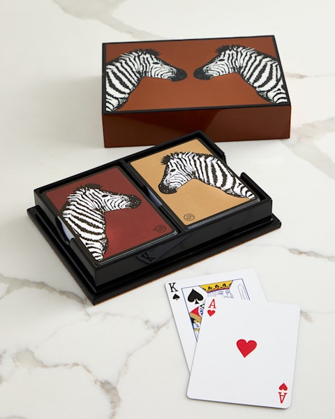 Versace Home Collection Medusa Barocco Playing Cards Box Set | Neiman ...