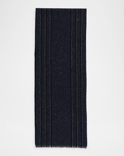 Neiman Marcus Men's Herringbone Cashmere Scarf | Neiman Marcus