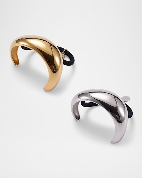 Lelet Ny Glossy Dome Brass Pony Cuff | Neiman Marcus