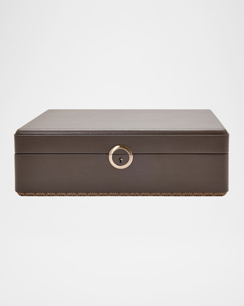 WOLF British Racing 15-Piece Watch Storage Box | Neiman Marcus