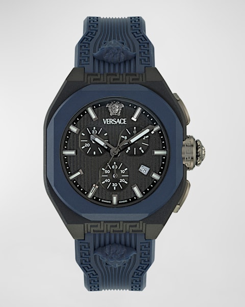 Versace Men's DV One Automatic Black Ceramic Bracelet Watch, 43mm ...