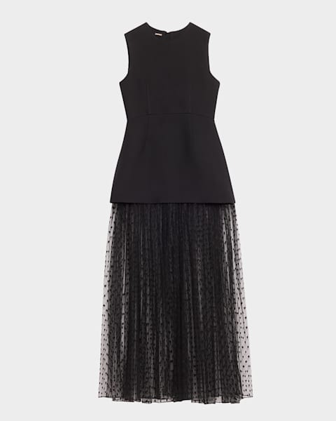 SIMKHAI Andi Mixed-Knit Cotton Peplum Jacket | Neiman Marcus