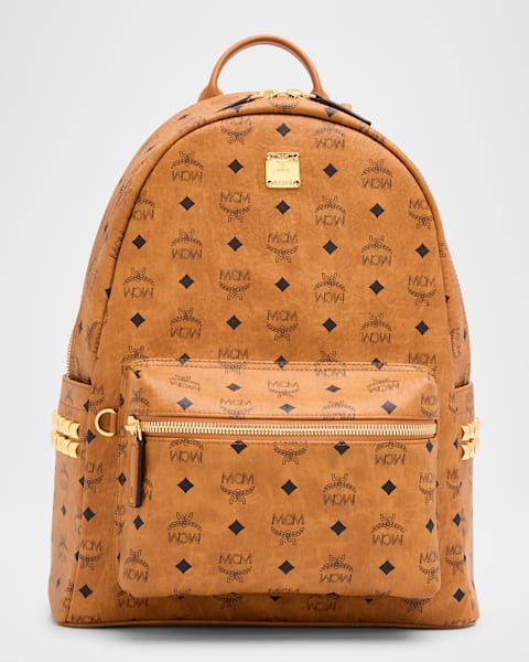 MCM Men's Stark Mega Laurel Visetos Medium Tennis Backpack | Neiman Marcus
