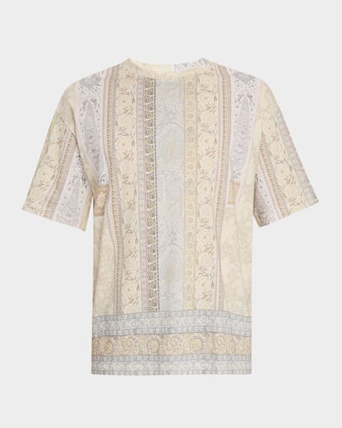 Etro Men's Paisley-Print T-Shirt | Neiman Marcus